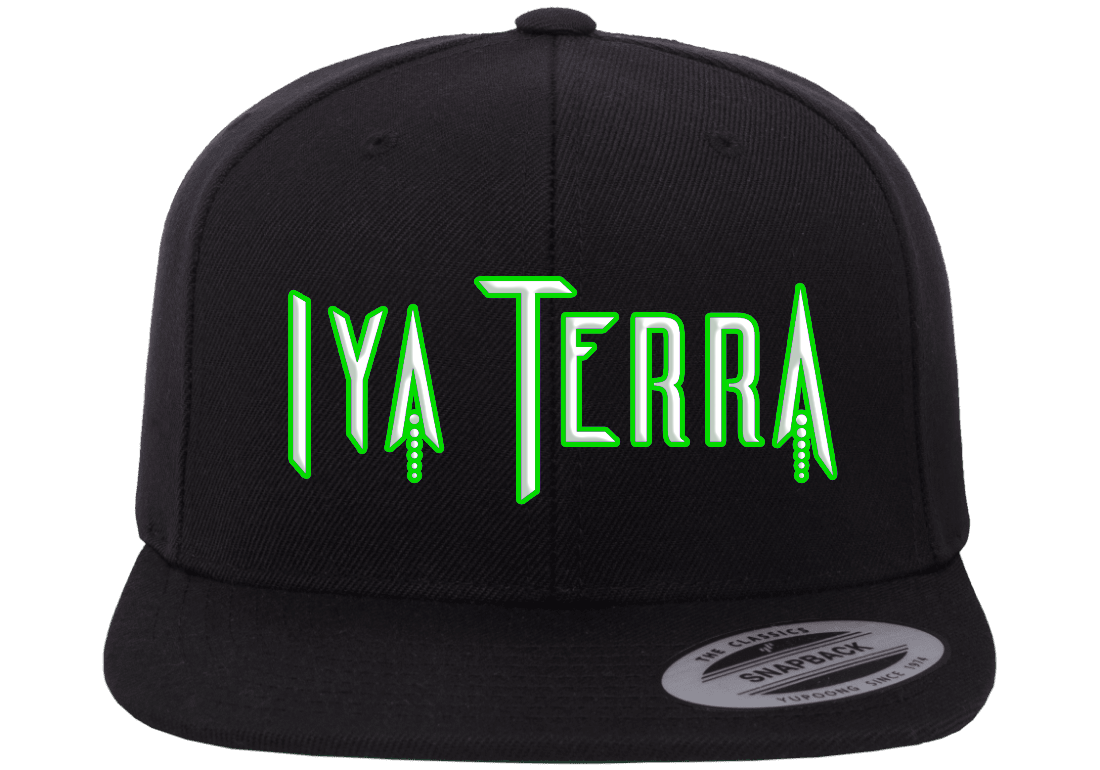 Logo Snapback (Green Outline) – Iya Terra