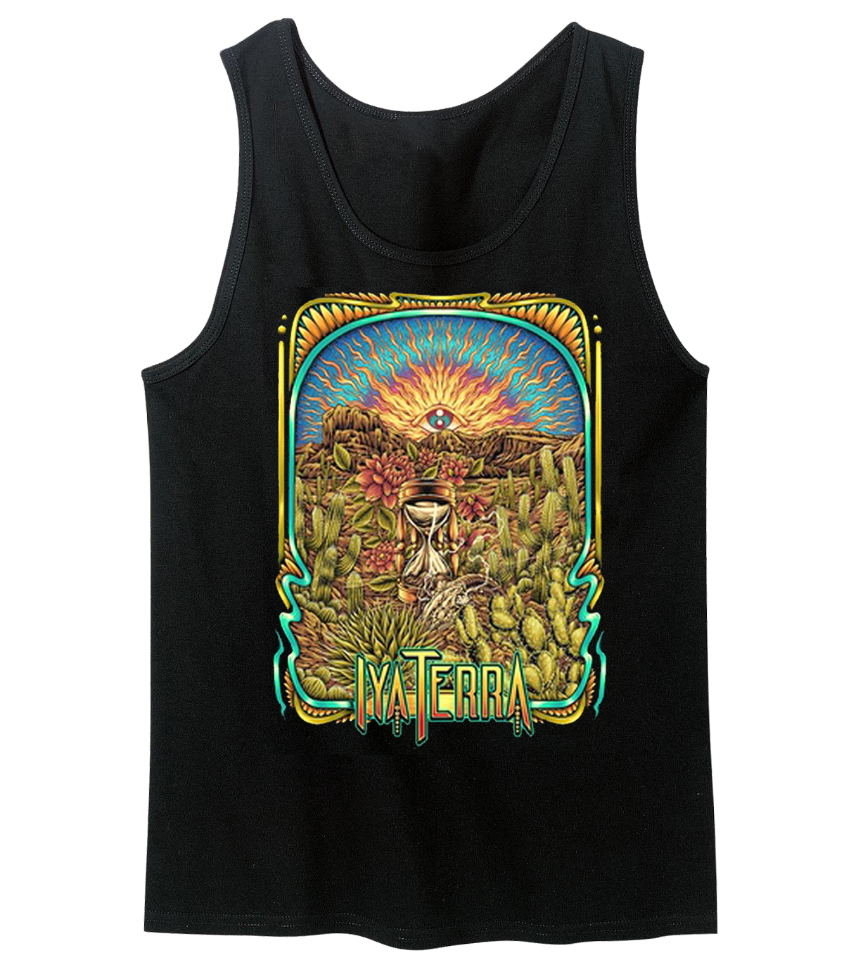 Hometown Tank Top (Black) – Iya Terra